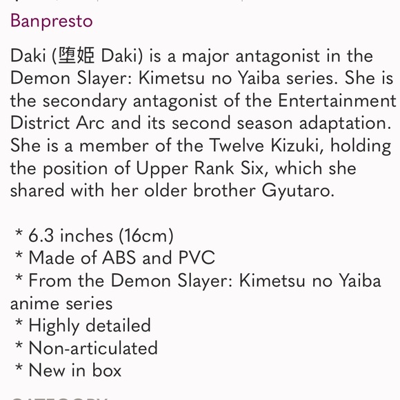 Banpresto | Toys | Banpresto Demon Slayor Kimetsu No Yaiba Demon Series ...